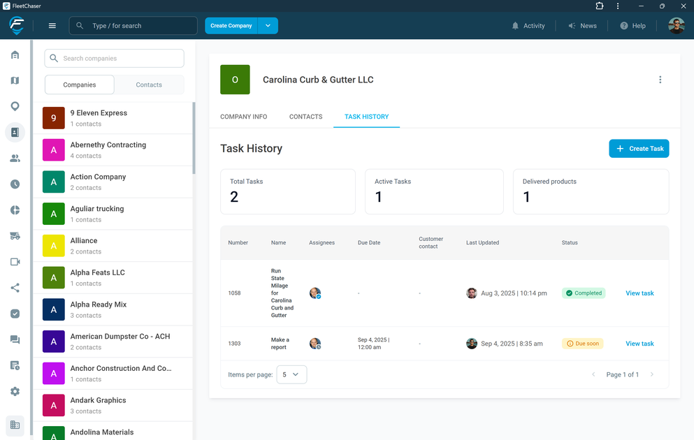 CRM & Tasks Upgrades